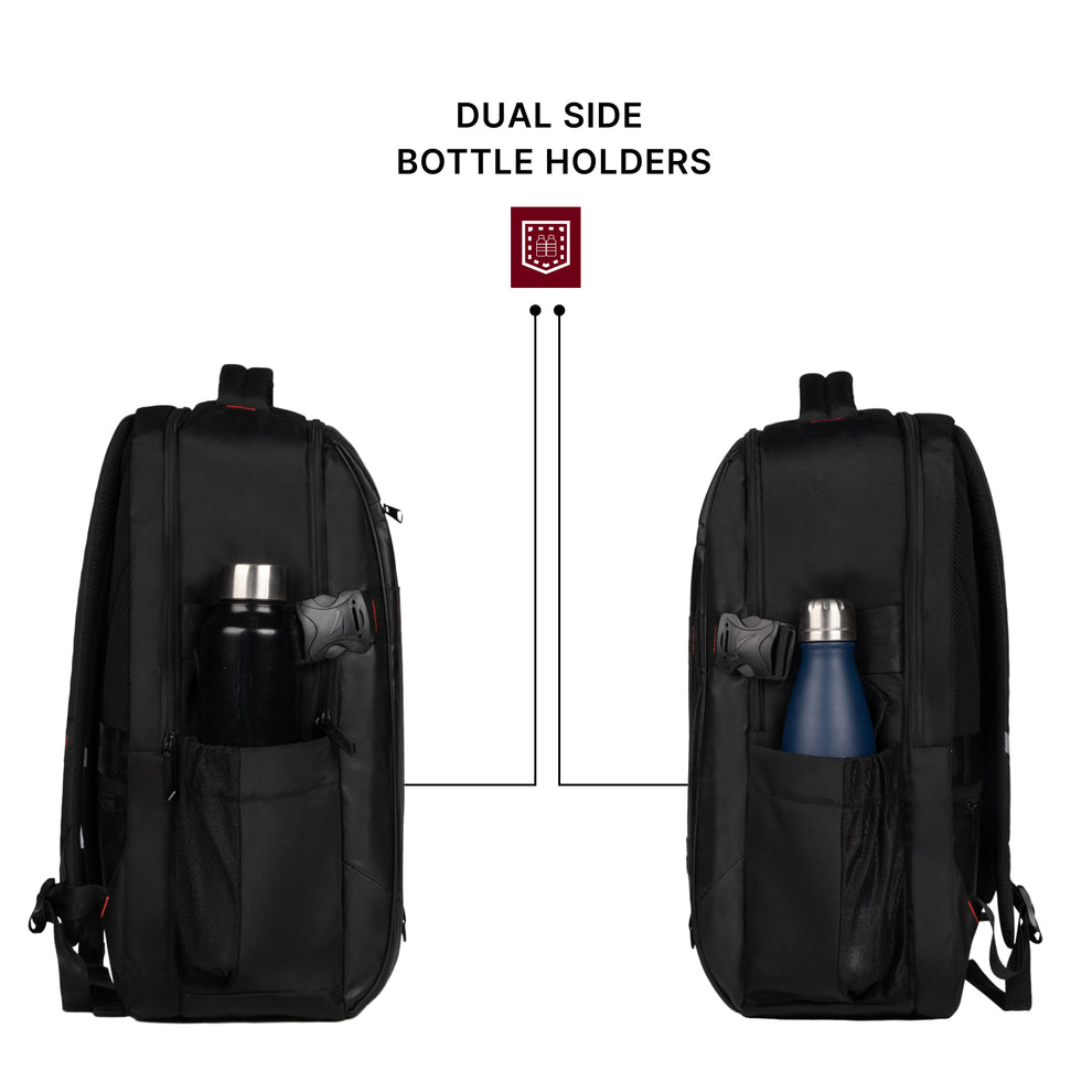Mason 34L Black Laptop Backpack – FGEAR.in