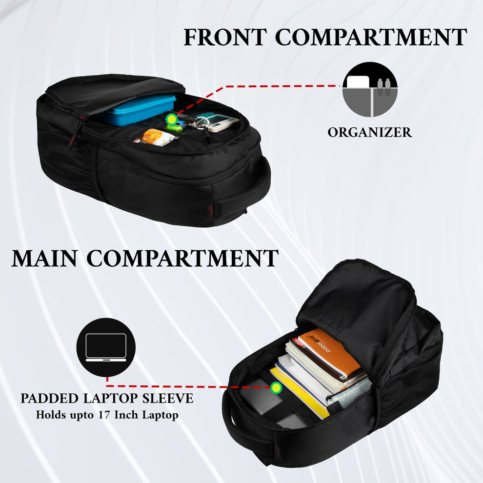 Oracle 24L Black Laptop Backpack – FGEAR.in